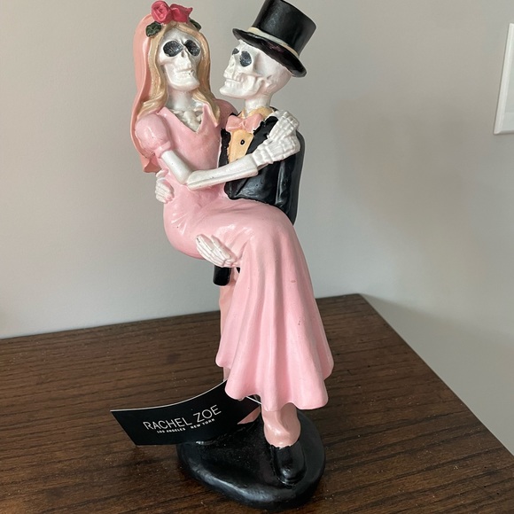 Rachel Zoe | Accents | Rachel Zoe Skeleton Bride Wearing Pink Dress And ...